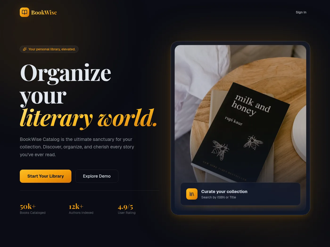 BookWise Catalog