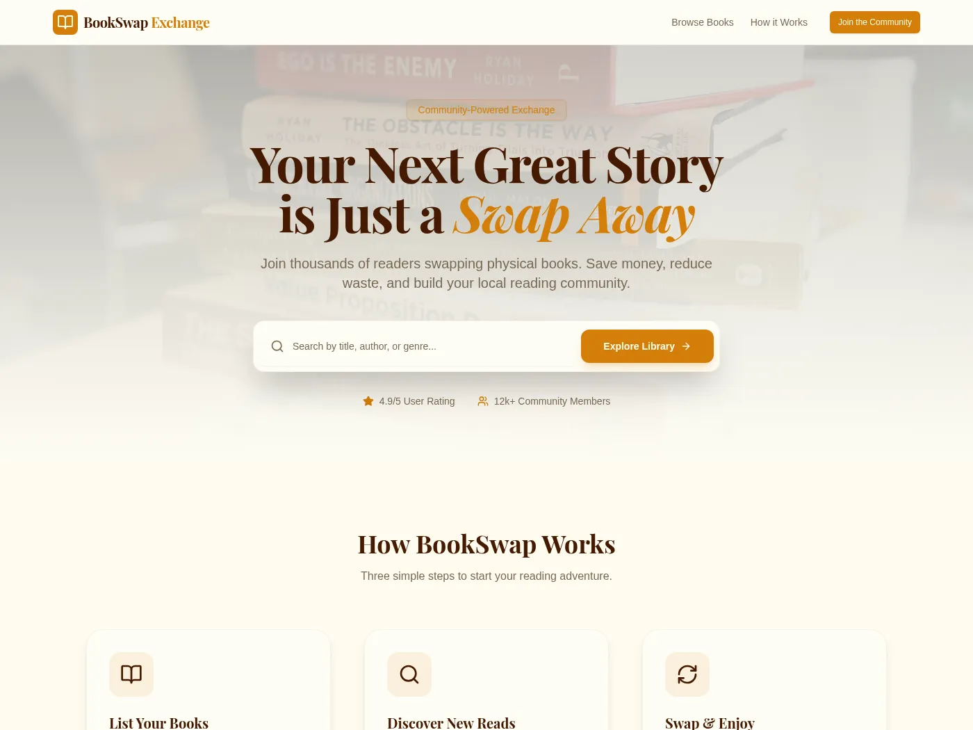 BookSwap Exchange