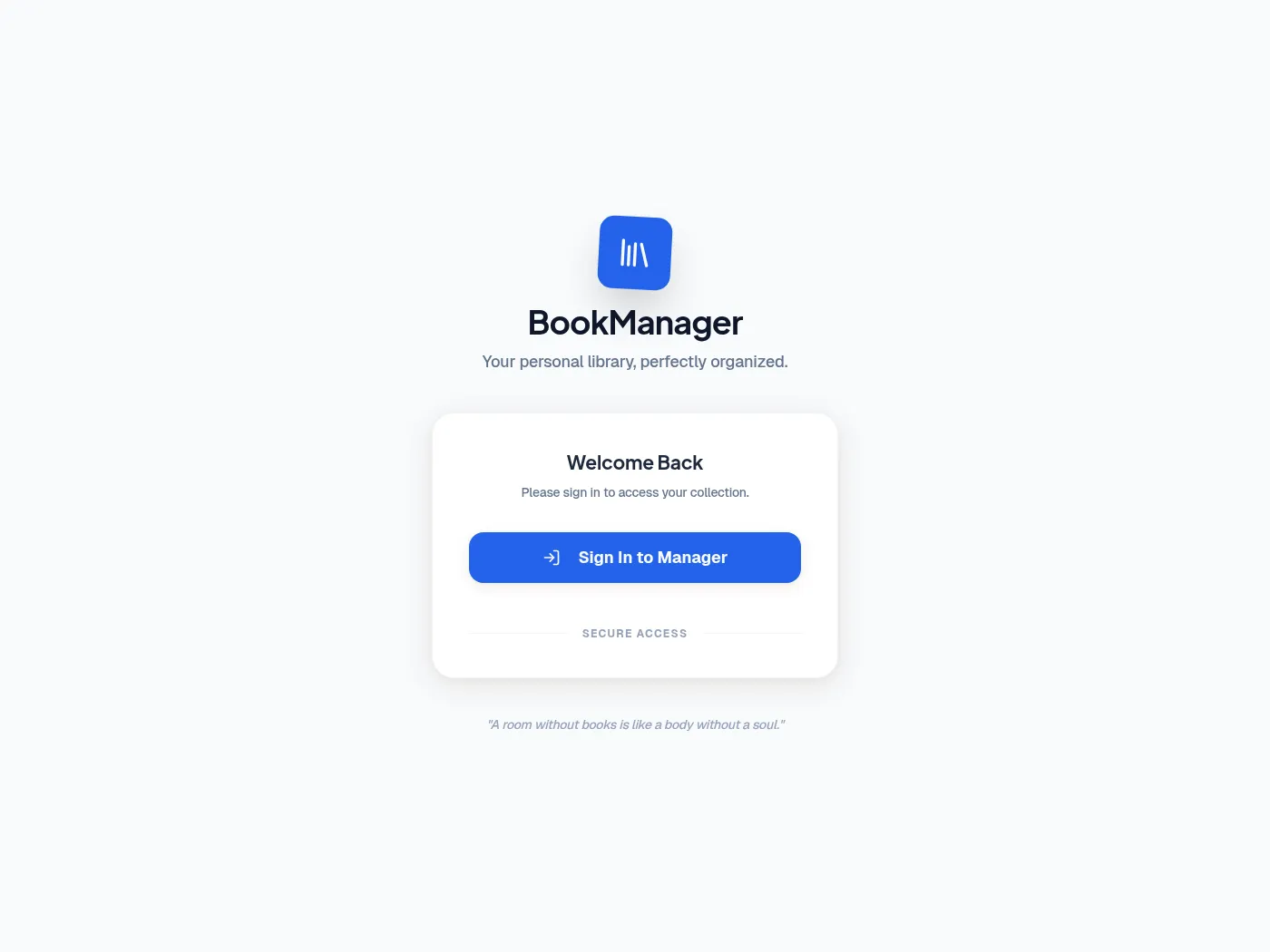Book Library Manager