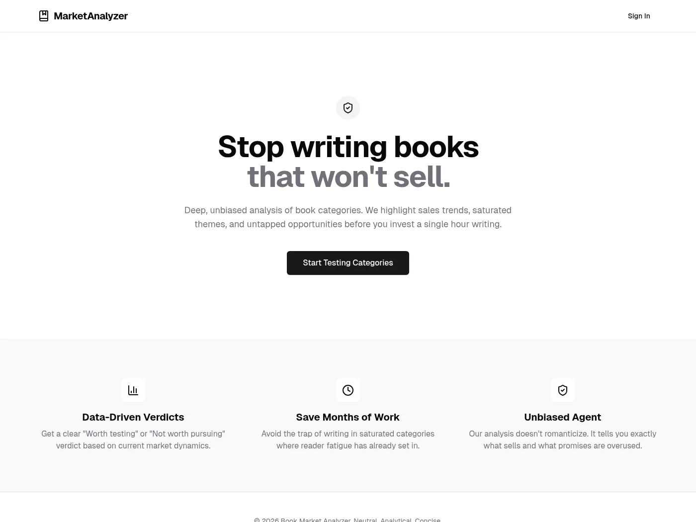 Book Market Analyzer