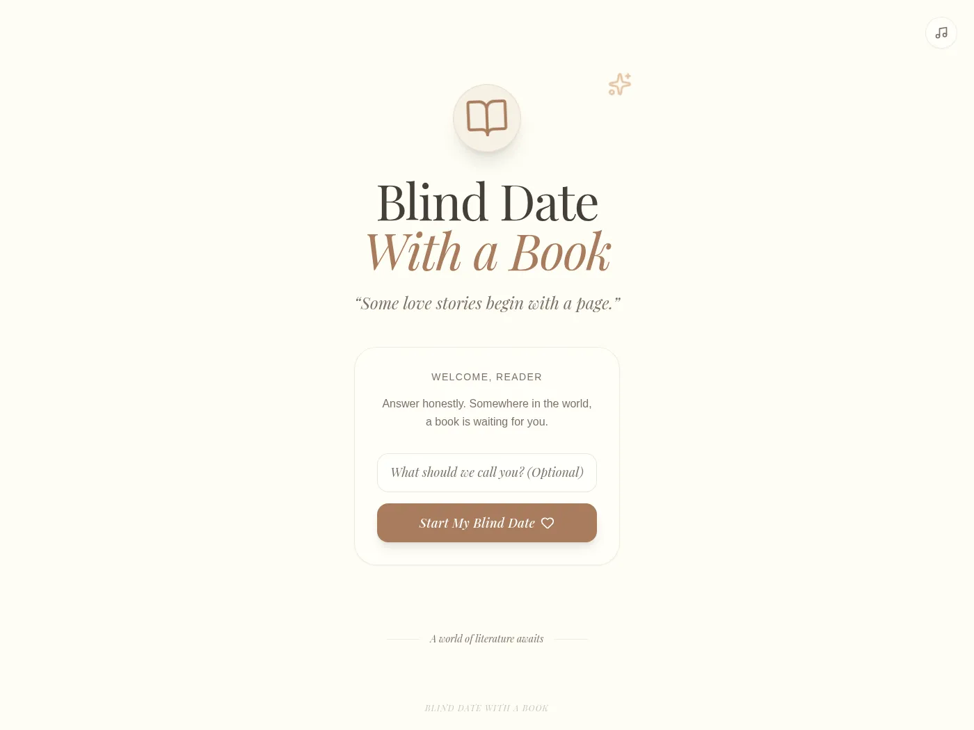 Blind Date With a Book