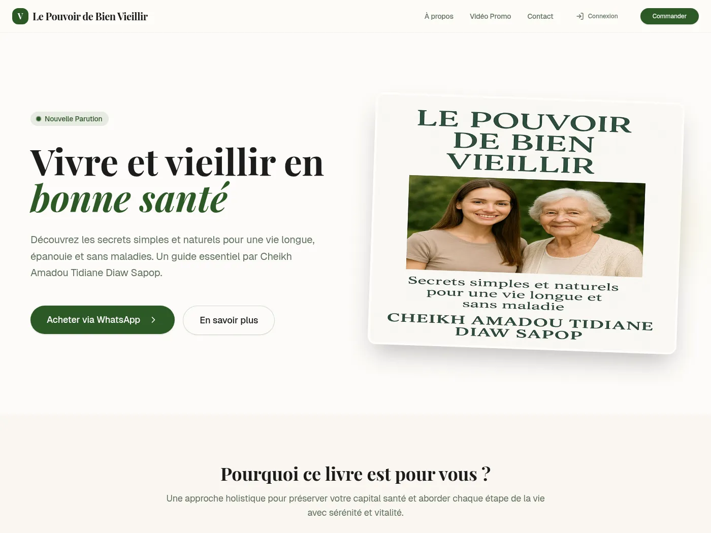Healthy Aging Book Promo
