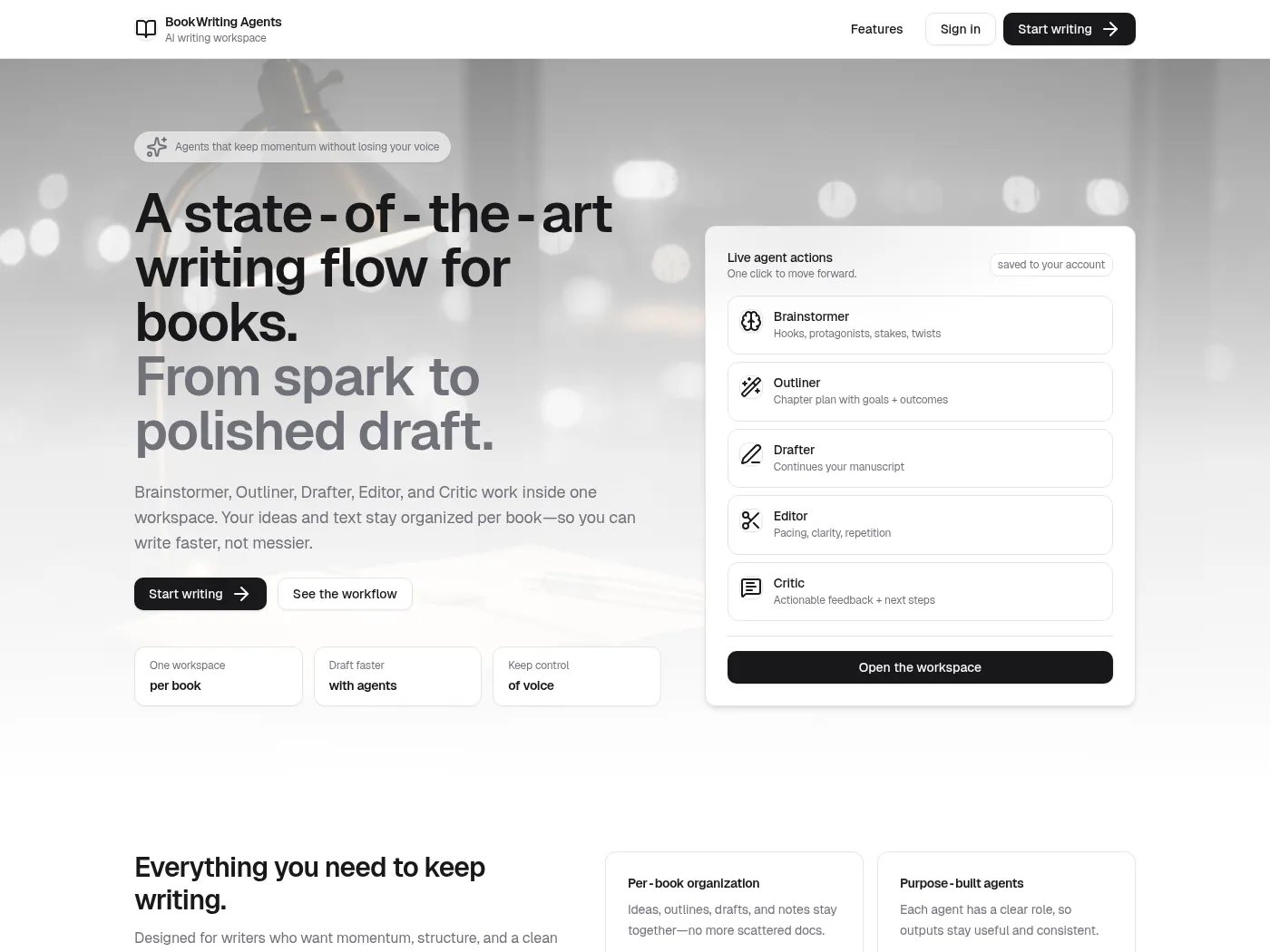 BookWriting Agents