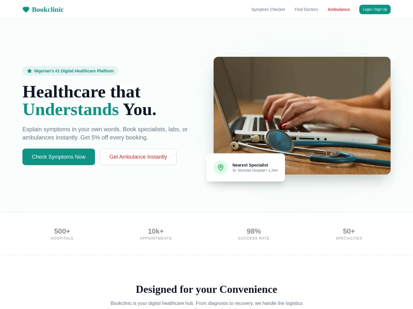 Bookclinic Health Navigator