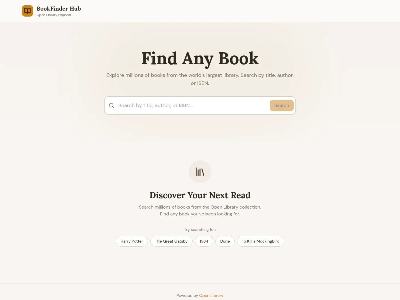 BookFinder Hub