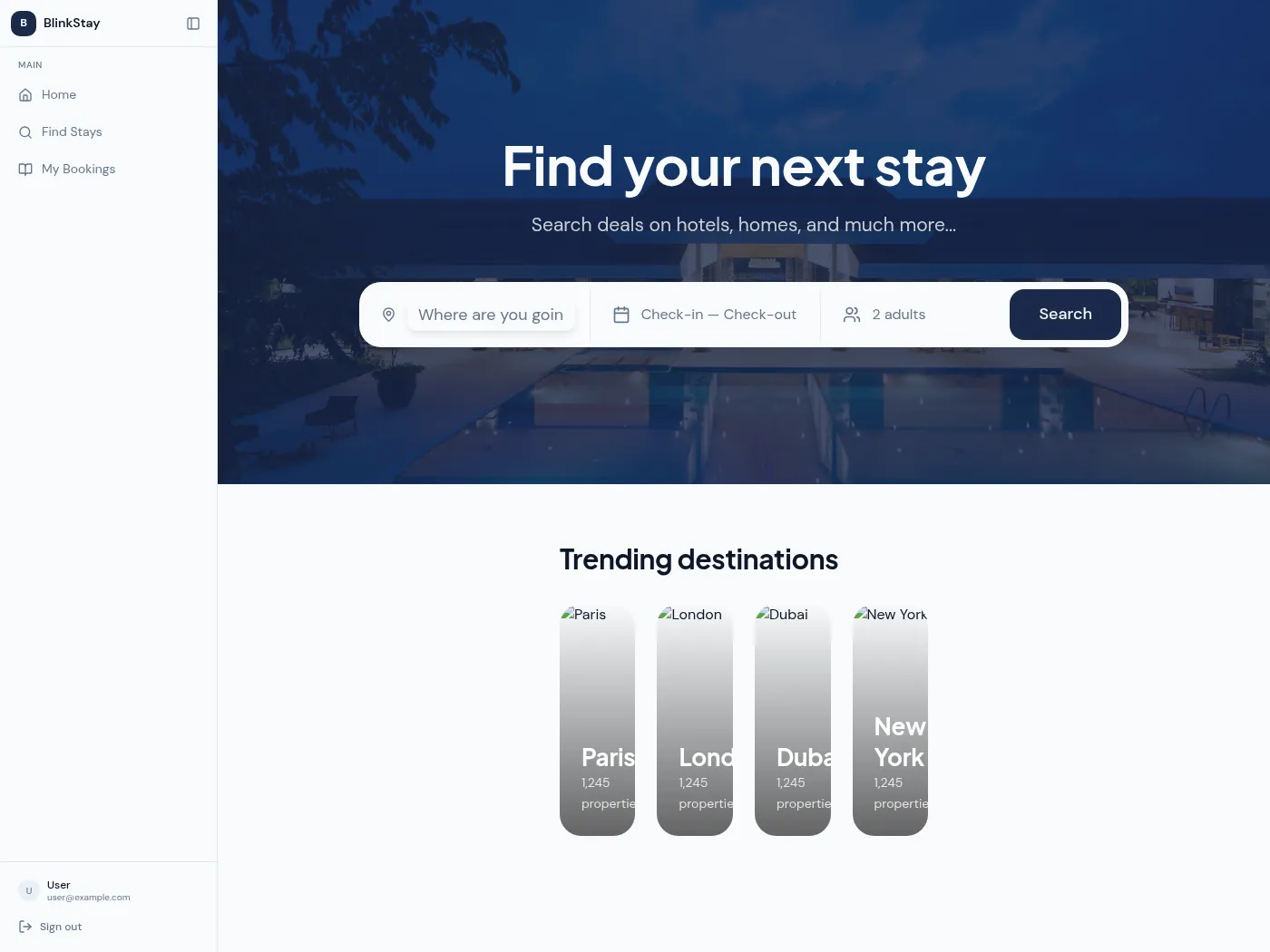 Booking Clone Web