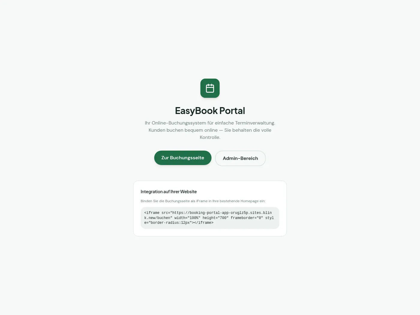 EasyBook Portal