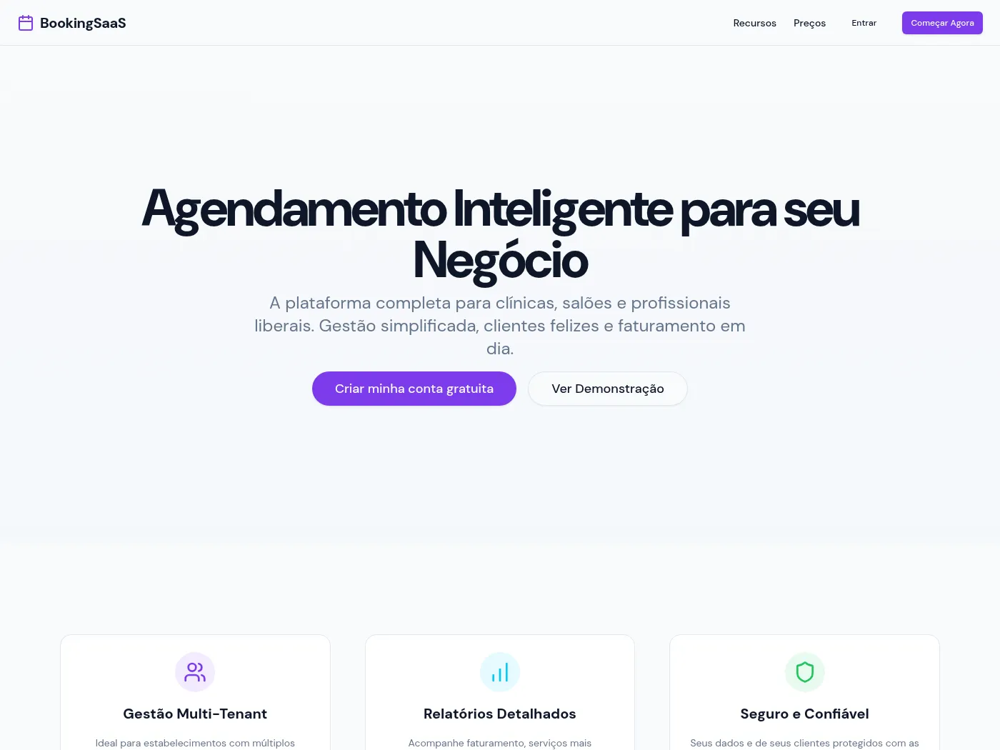 Multi-Tenant Booking SaaS