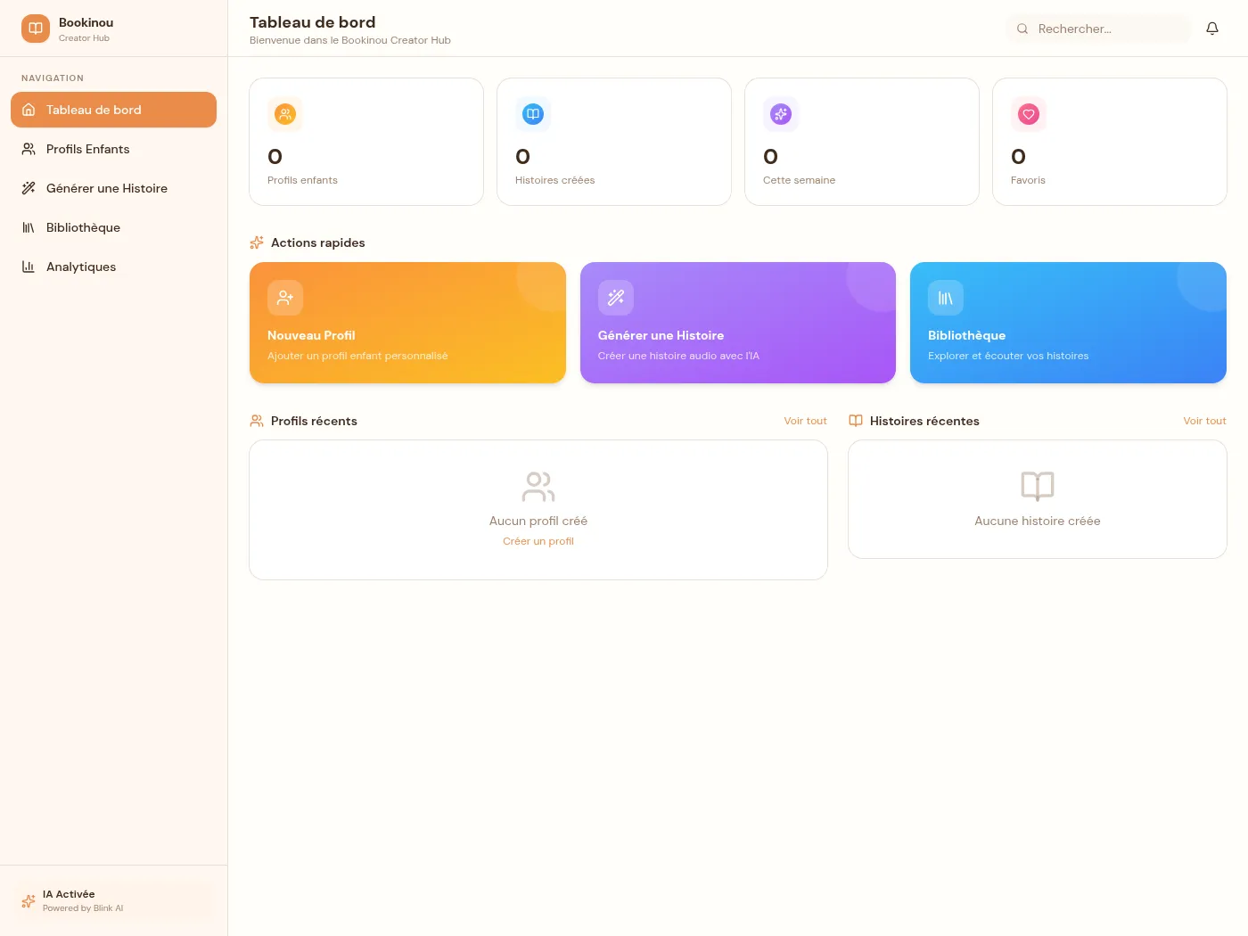 Bookinou Creator Hub