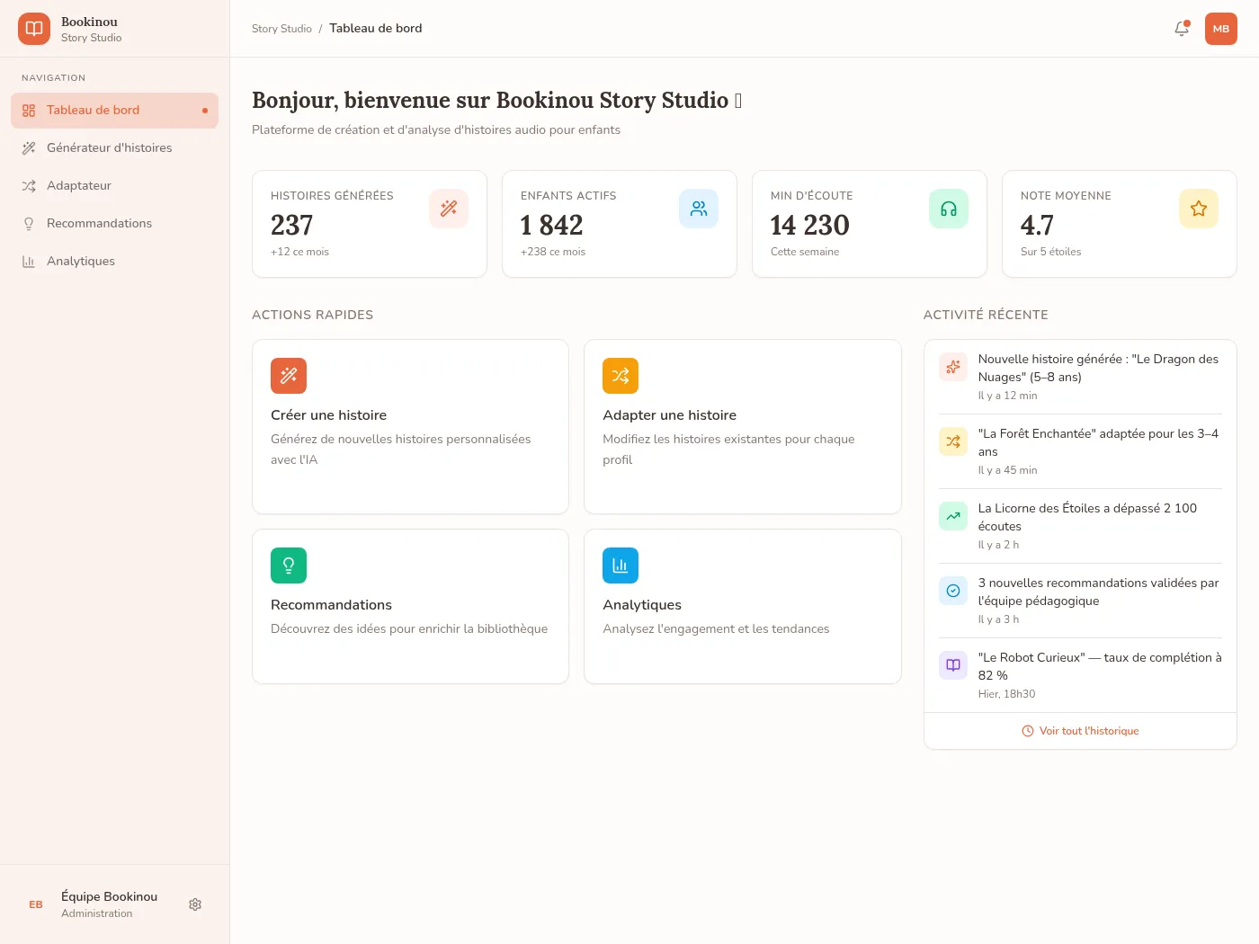 Bookinou Story Studio