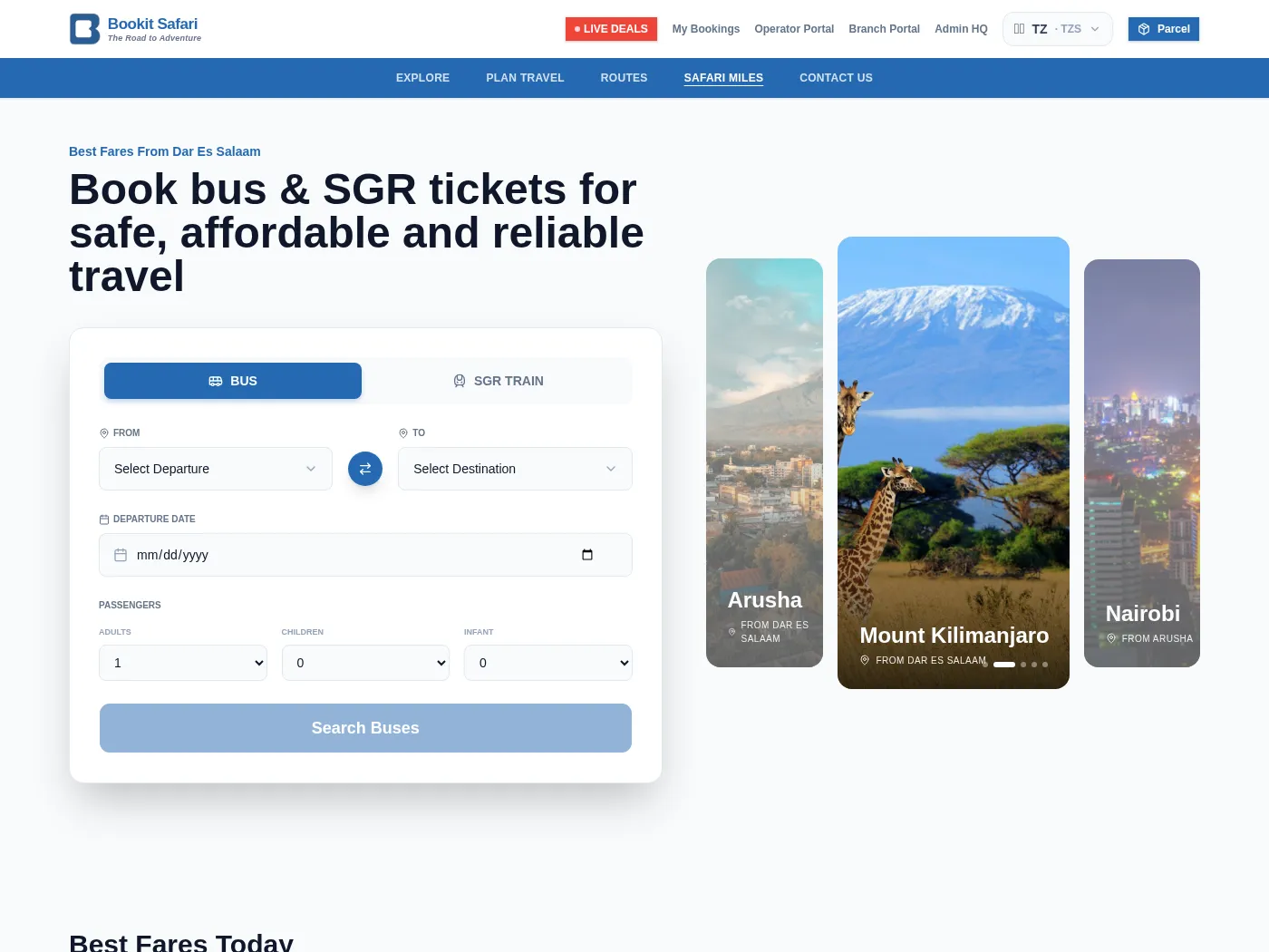 BookIt Safari
