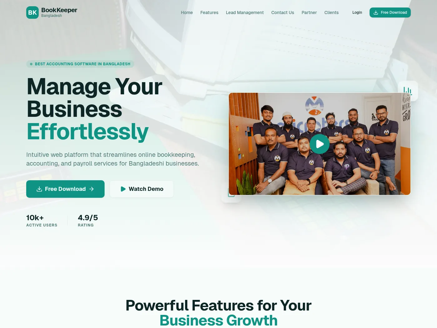 BookKeeper BD Portal