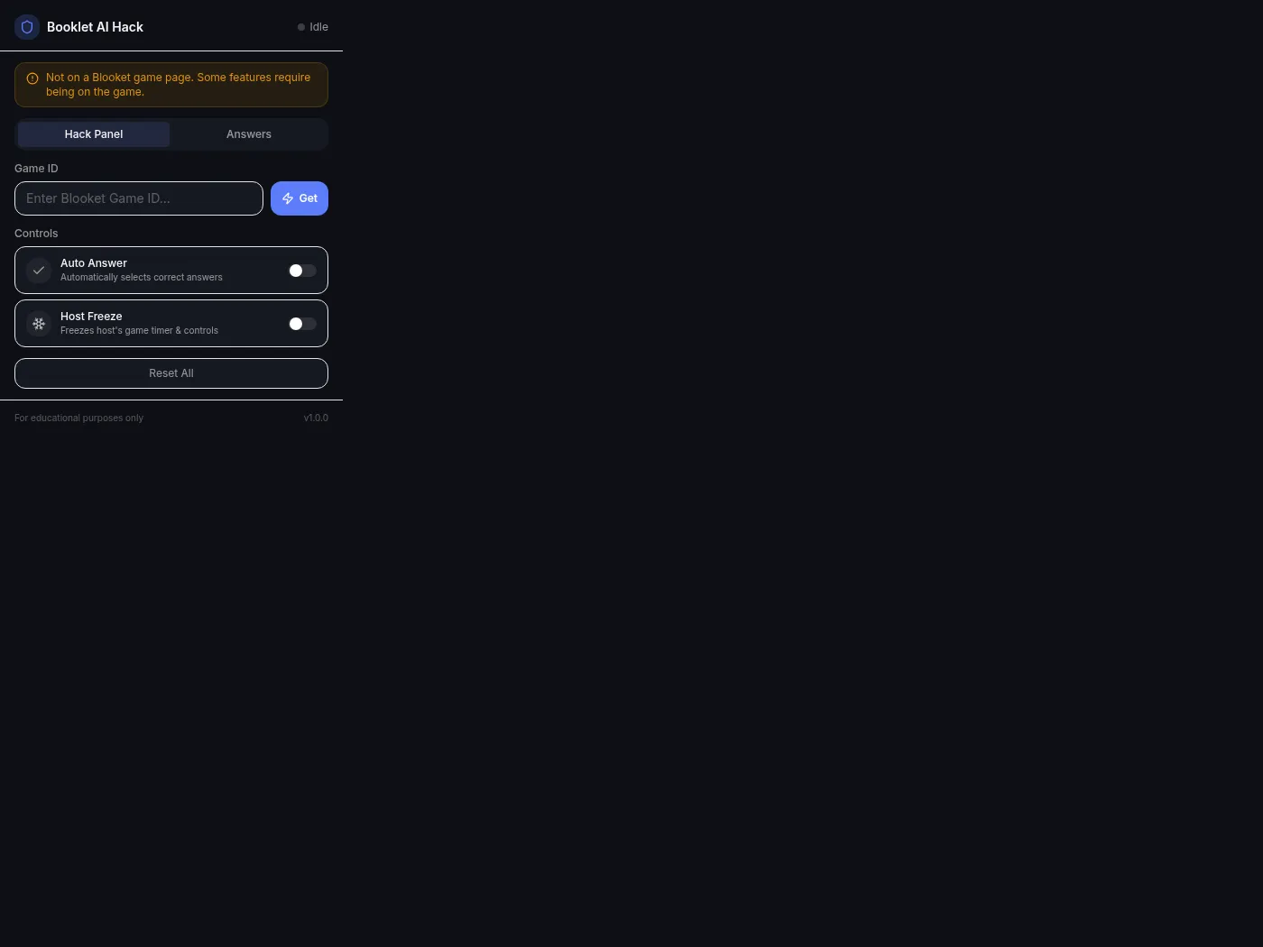 Booklet AI Answer Hack
