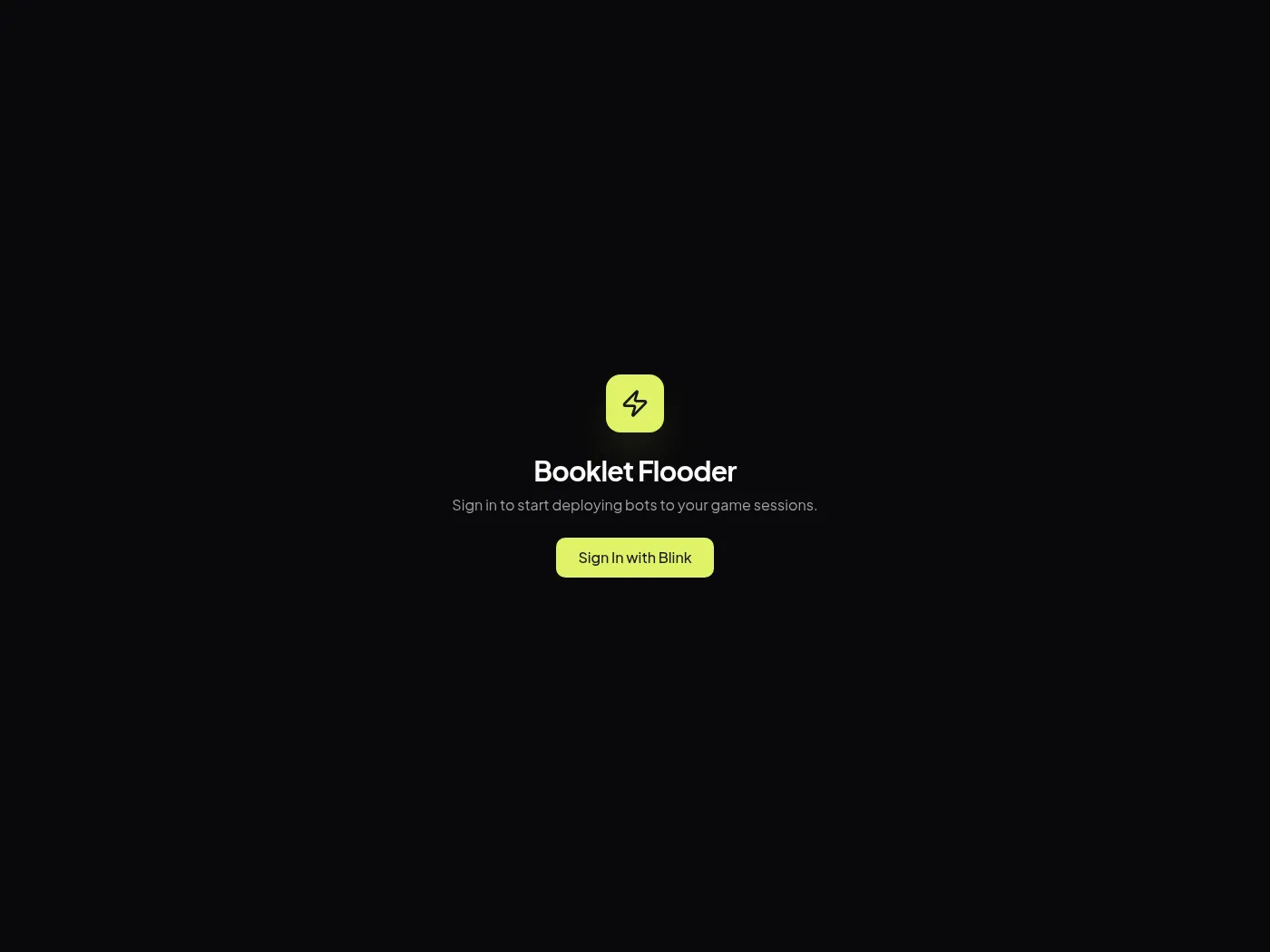 Booklet Bot Flooder