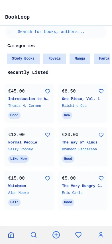 BookLoop Marketplace App