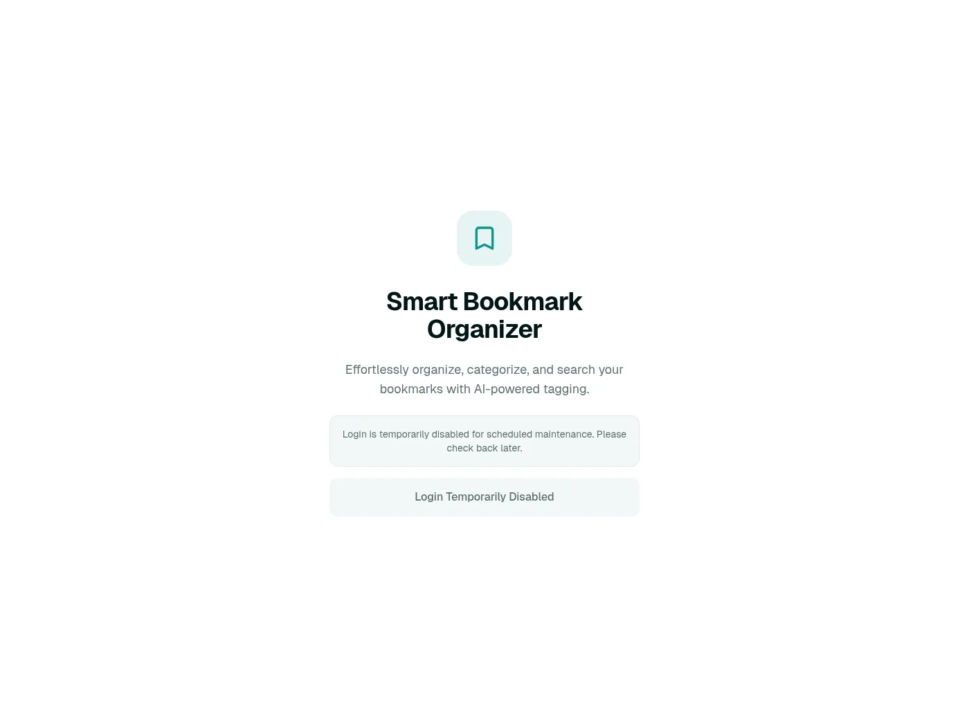Smart Bookmark Organizer