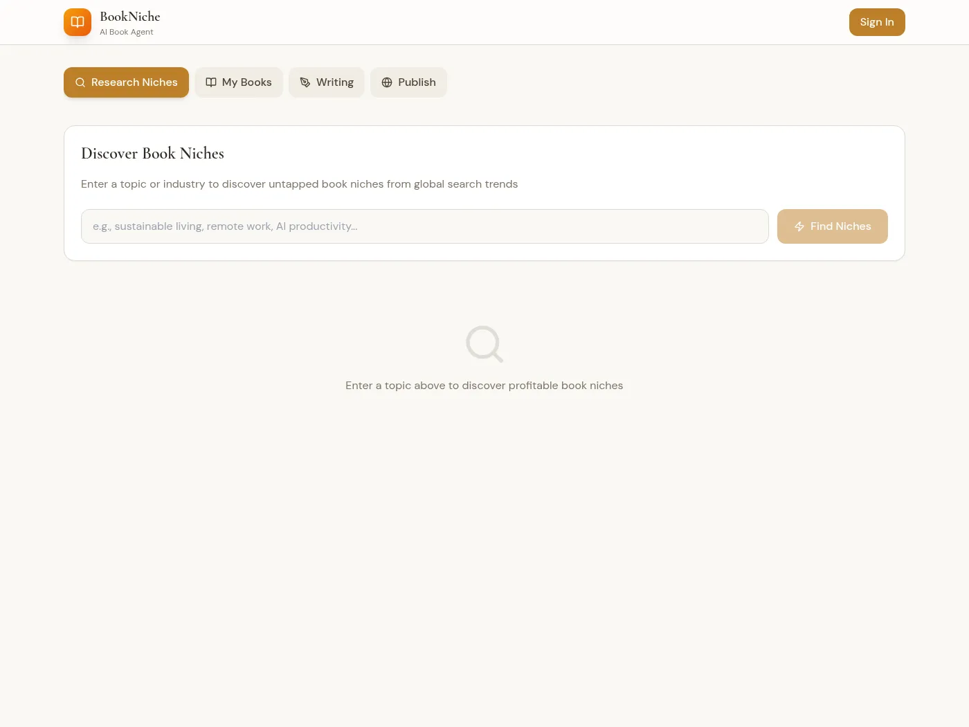 BookNiche AI Agent