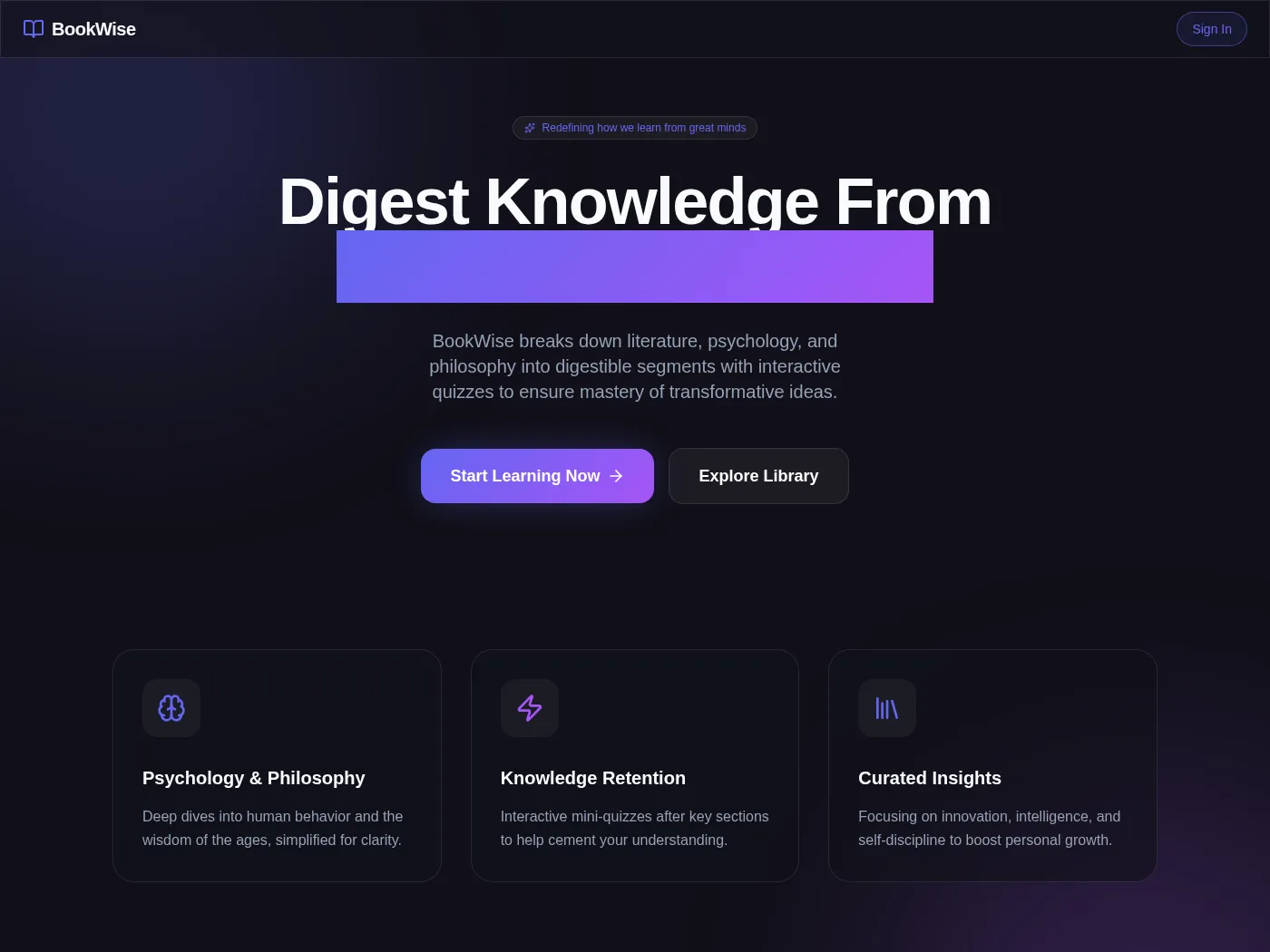 BookWise Library