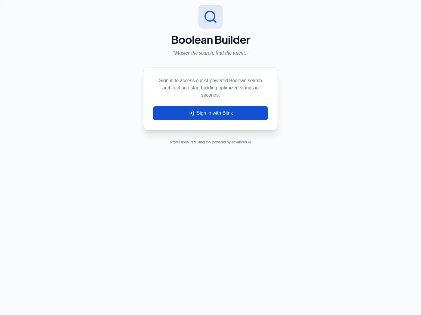 Boolean Job Search Builder