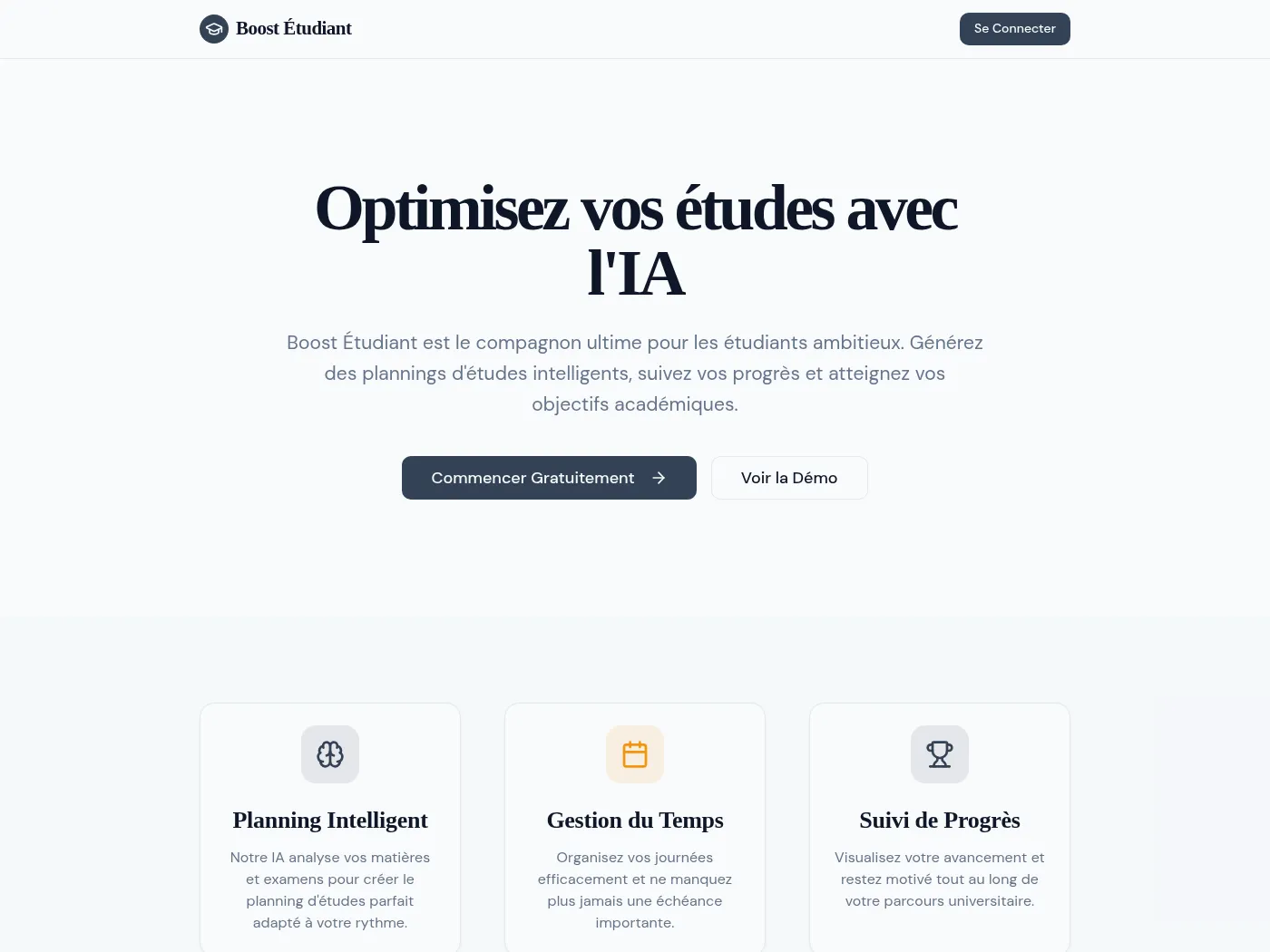 Boost Étudiant Web