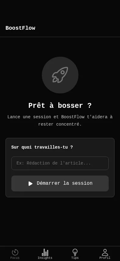 BoostFlow App
