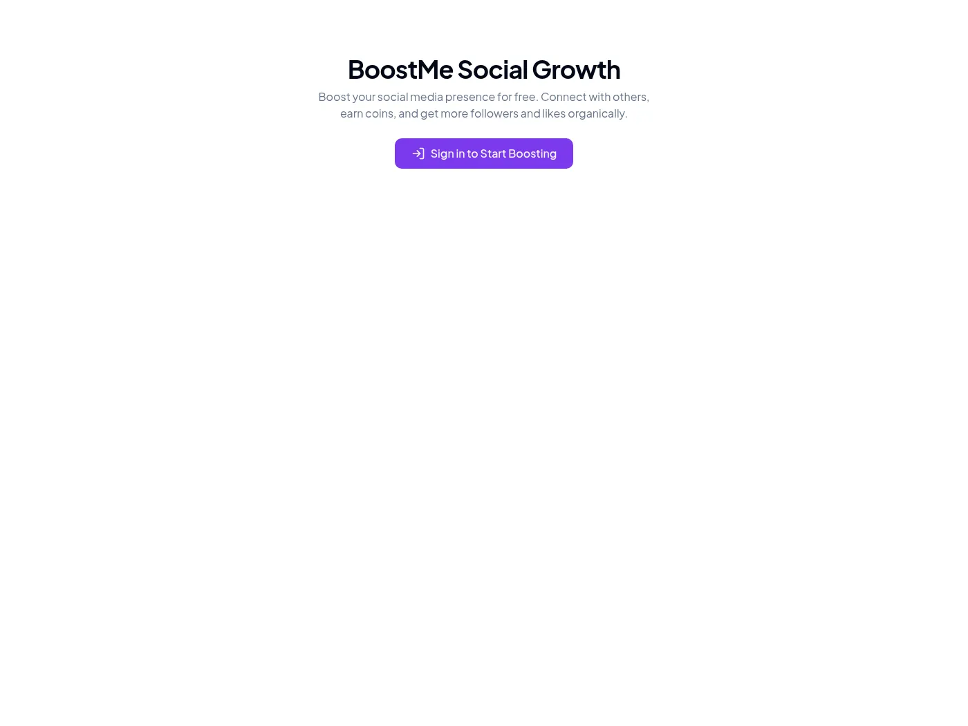 BoostMe Social Growth