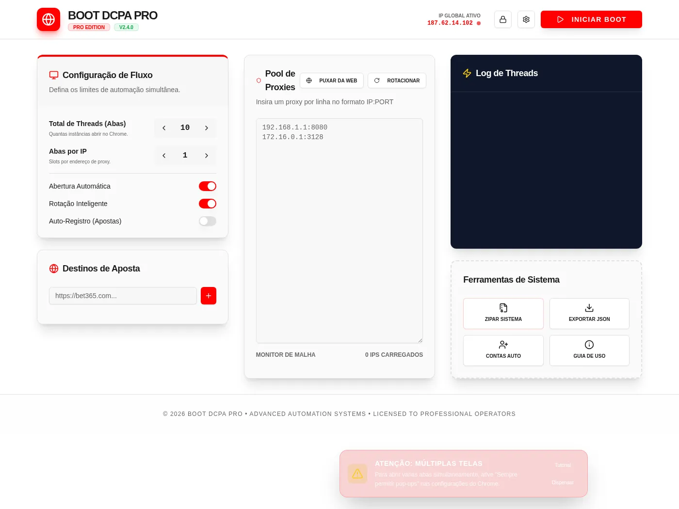 Boot DCPA PRO