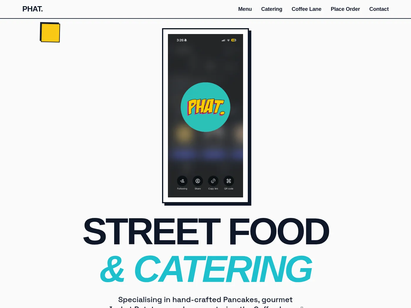 Pancake Booth Website