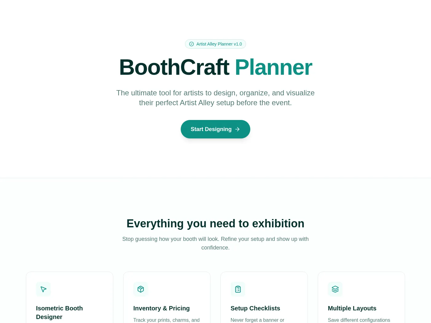 BoothCraft Planner