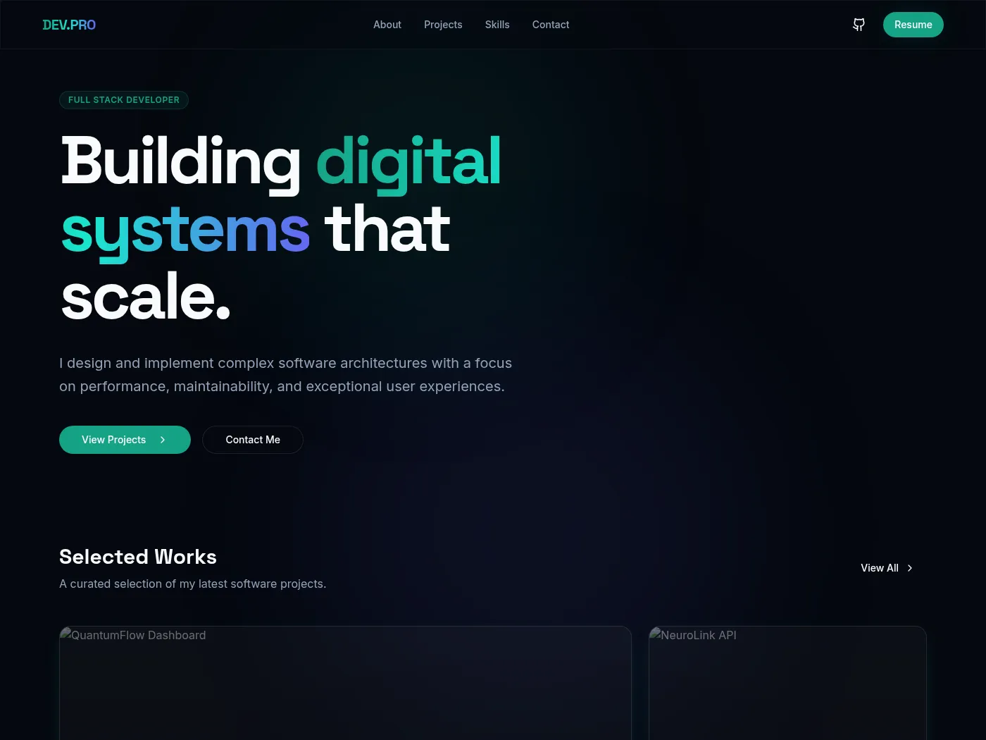 Bootstrap Portfolio Site