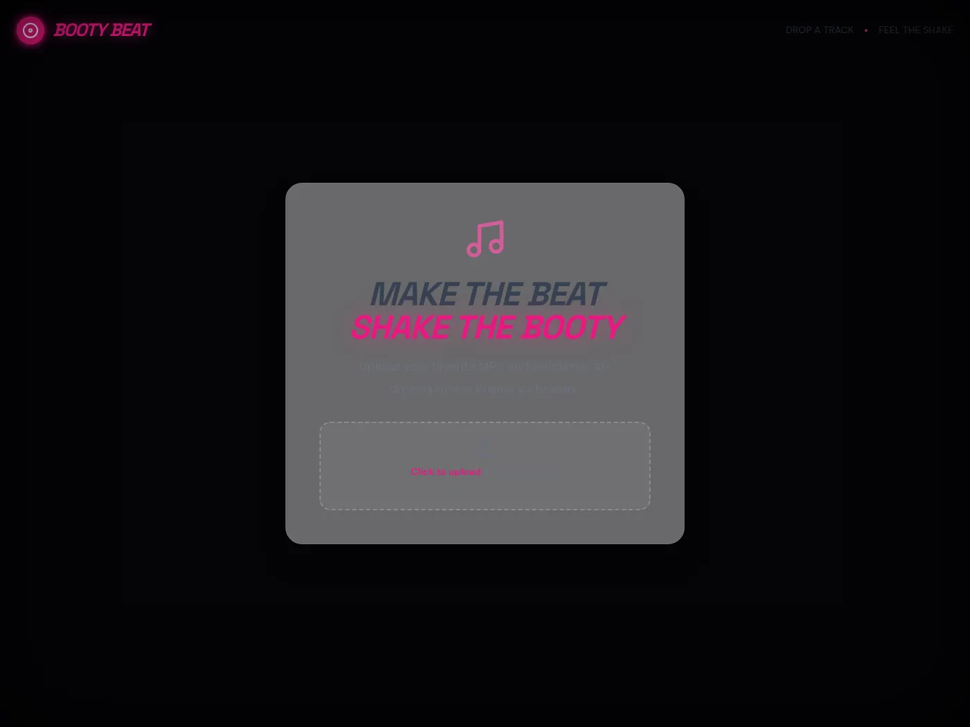Booty Beat Visualizer