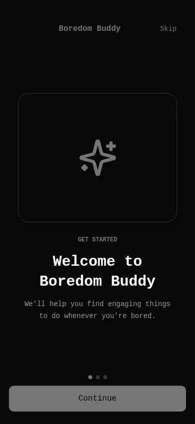 Boredom Buddy