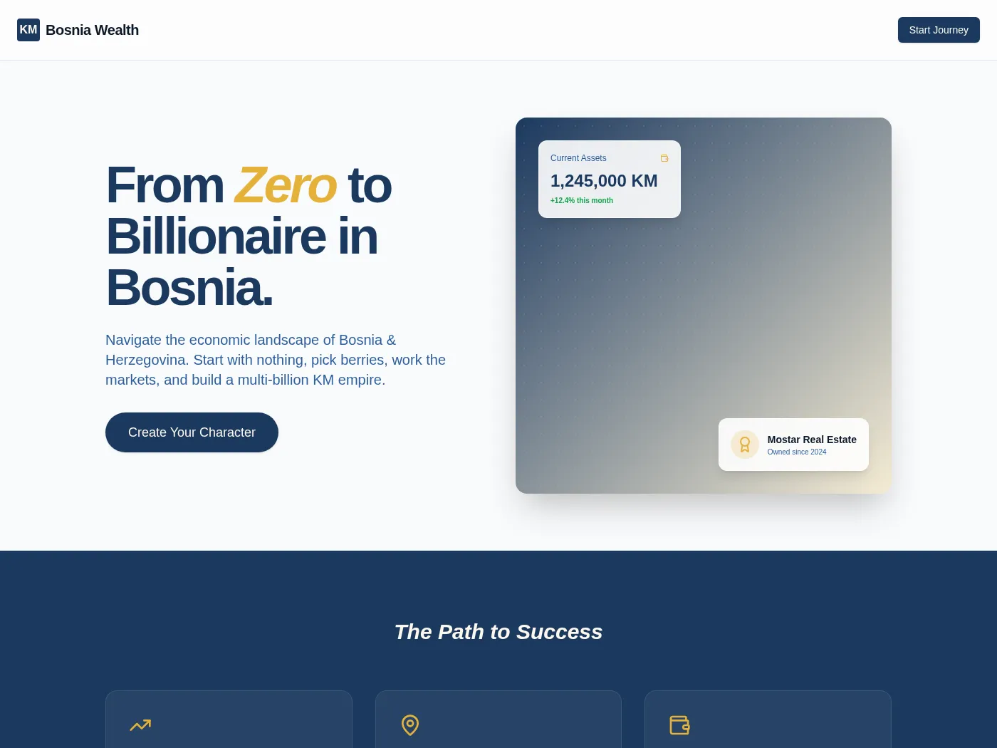 Zero to Billionaire Game