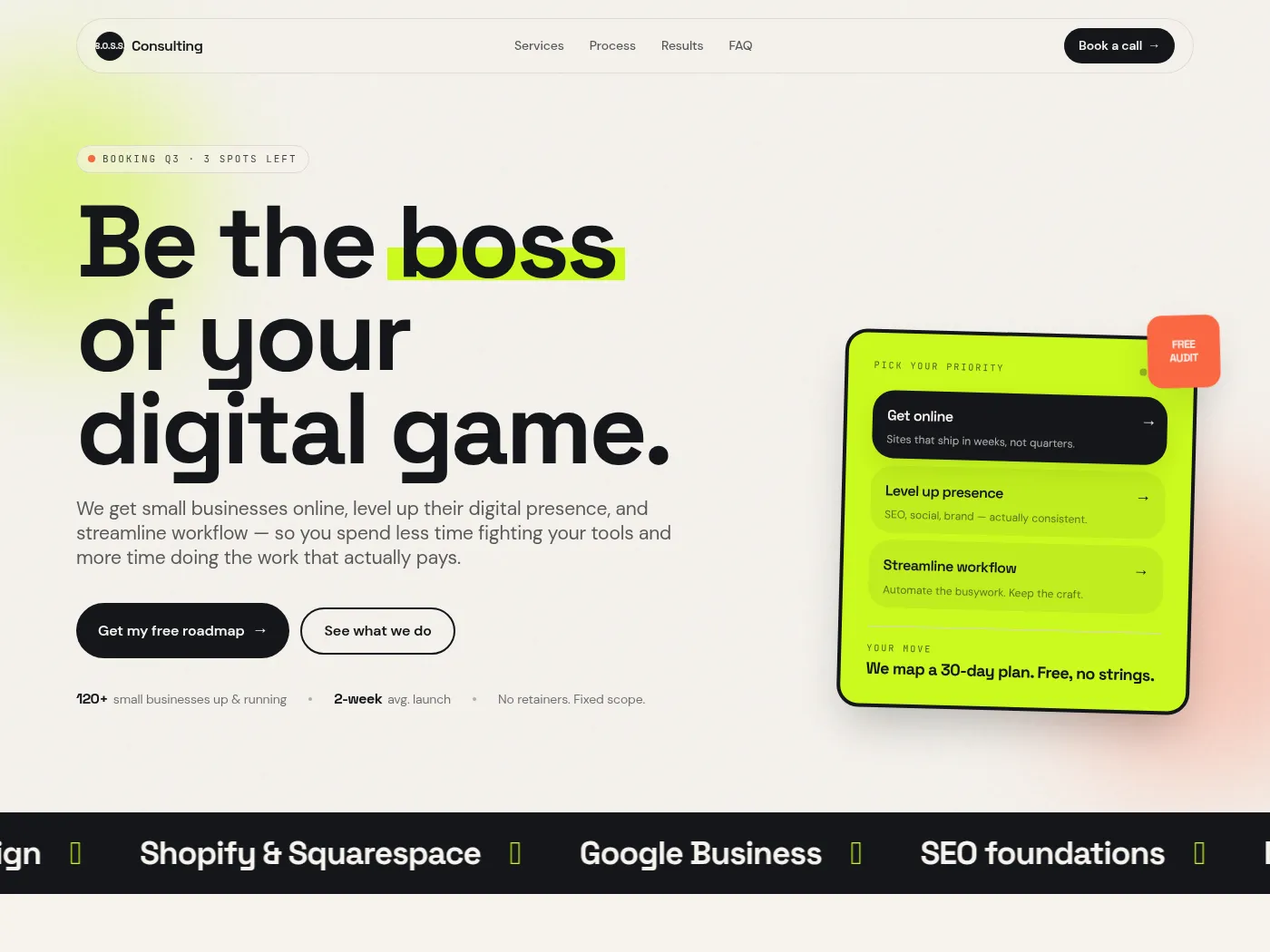 B.O.S.S. Consulting Site