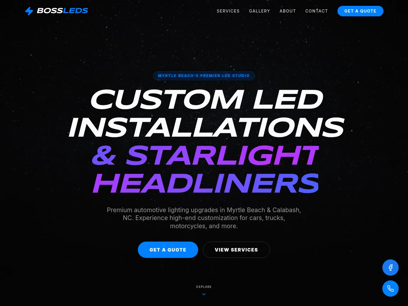BOSSLEDs Luxury LED Site
