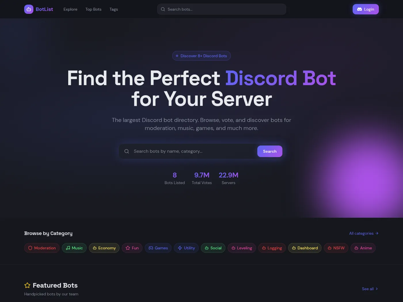 Bot Directory Hub