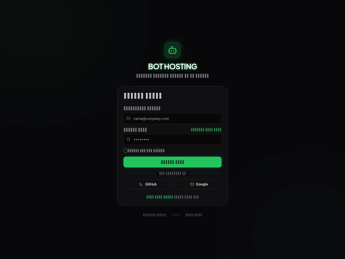 Bot Hosting Platform