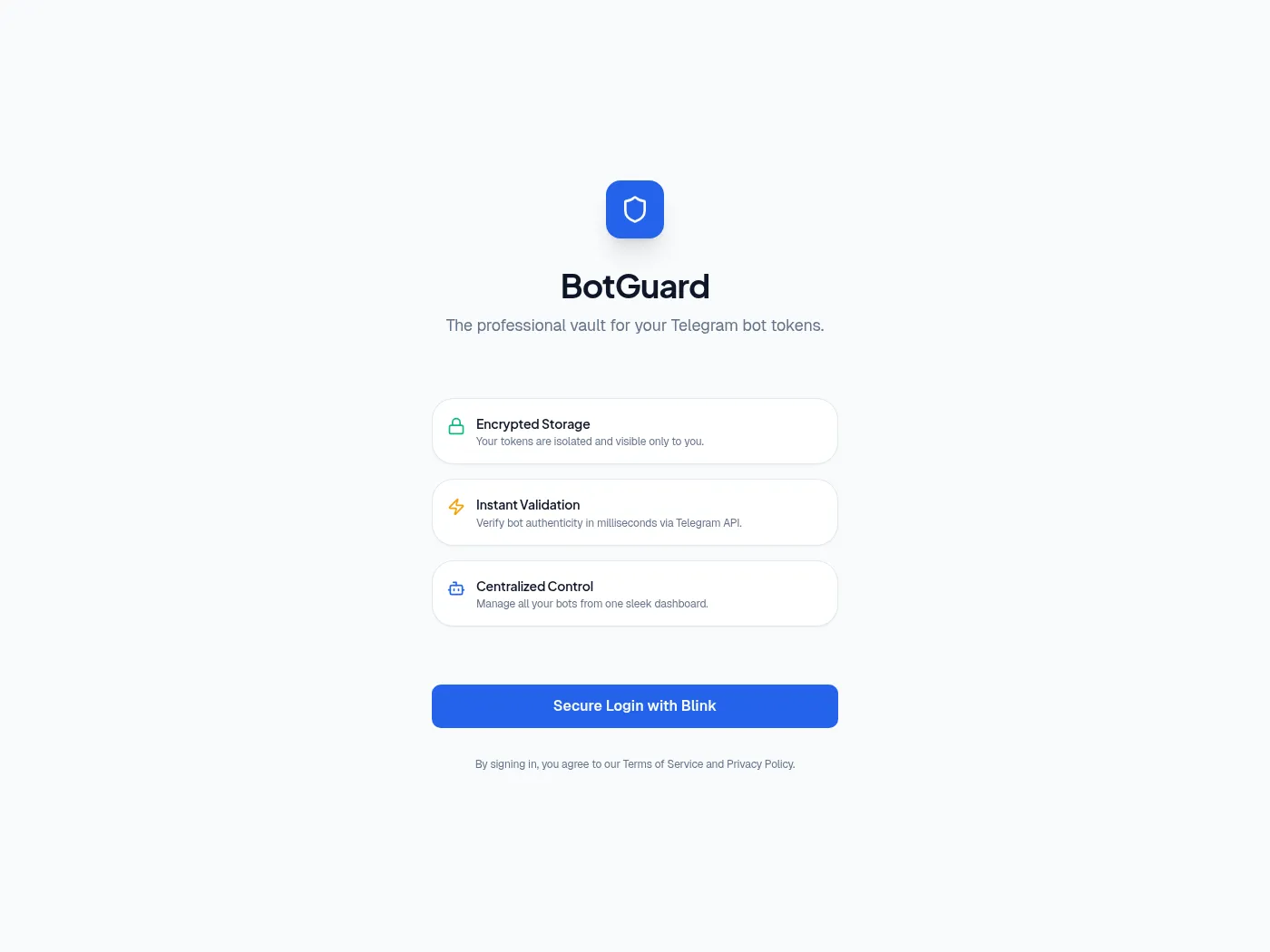 Secure Bot Token Manager