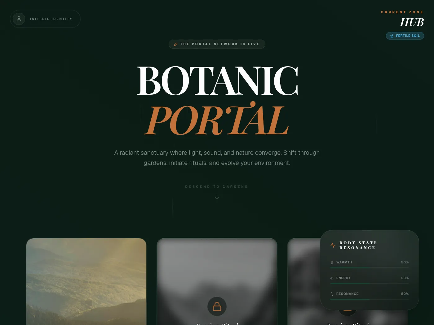 Botanic Landing Page (Remix)