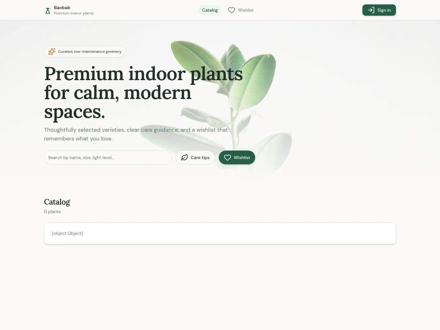 Botanica Premium Indoor Plant Shop (Remix)