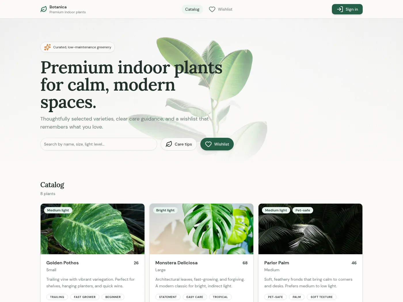 Botanica Premium Indoor Plant Shop (Remix)