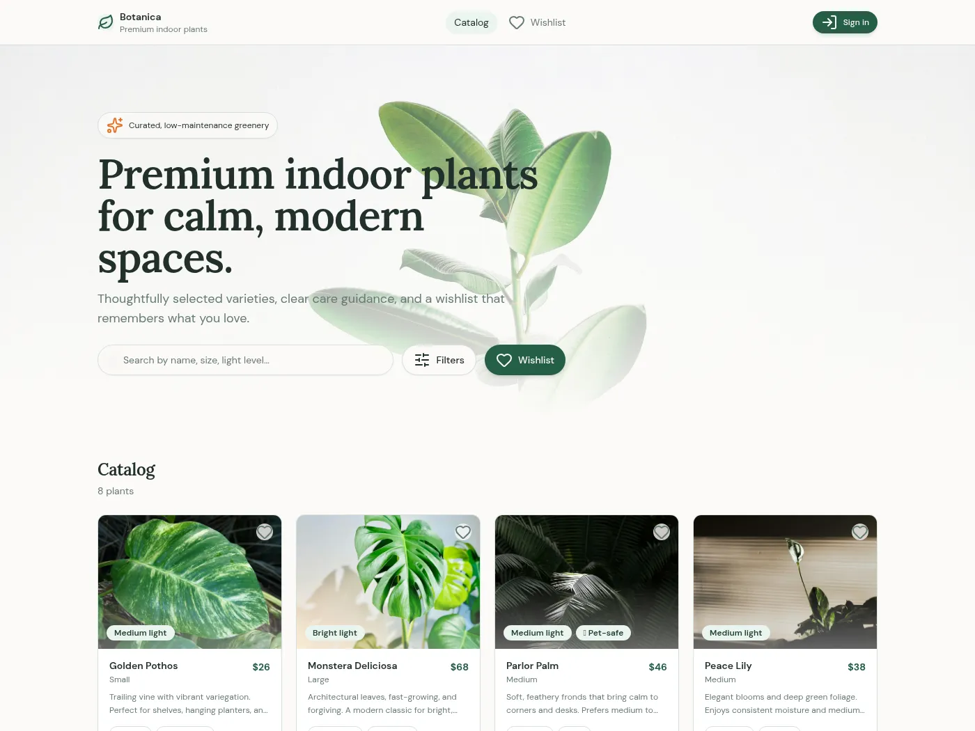 Botanica Premium Indoor Plant Shop (Remix)