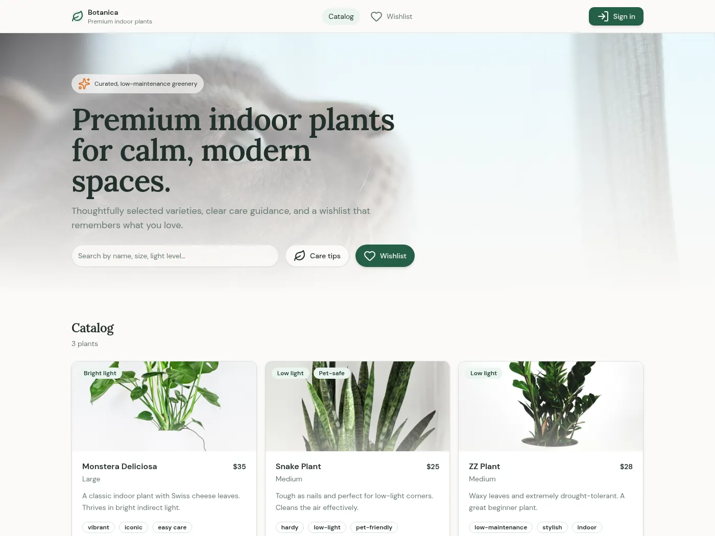 Botanica Premium Indoor Plant Shop (Remix)
