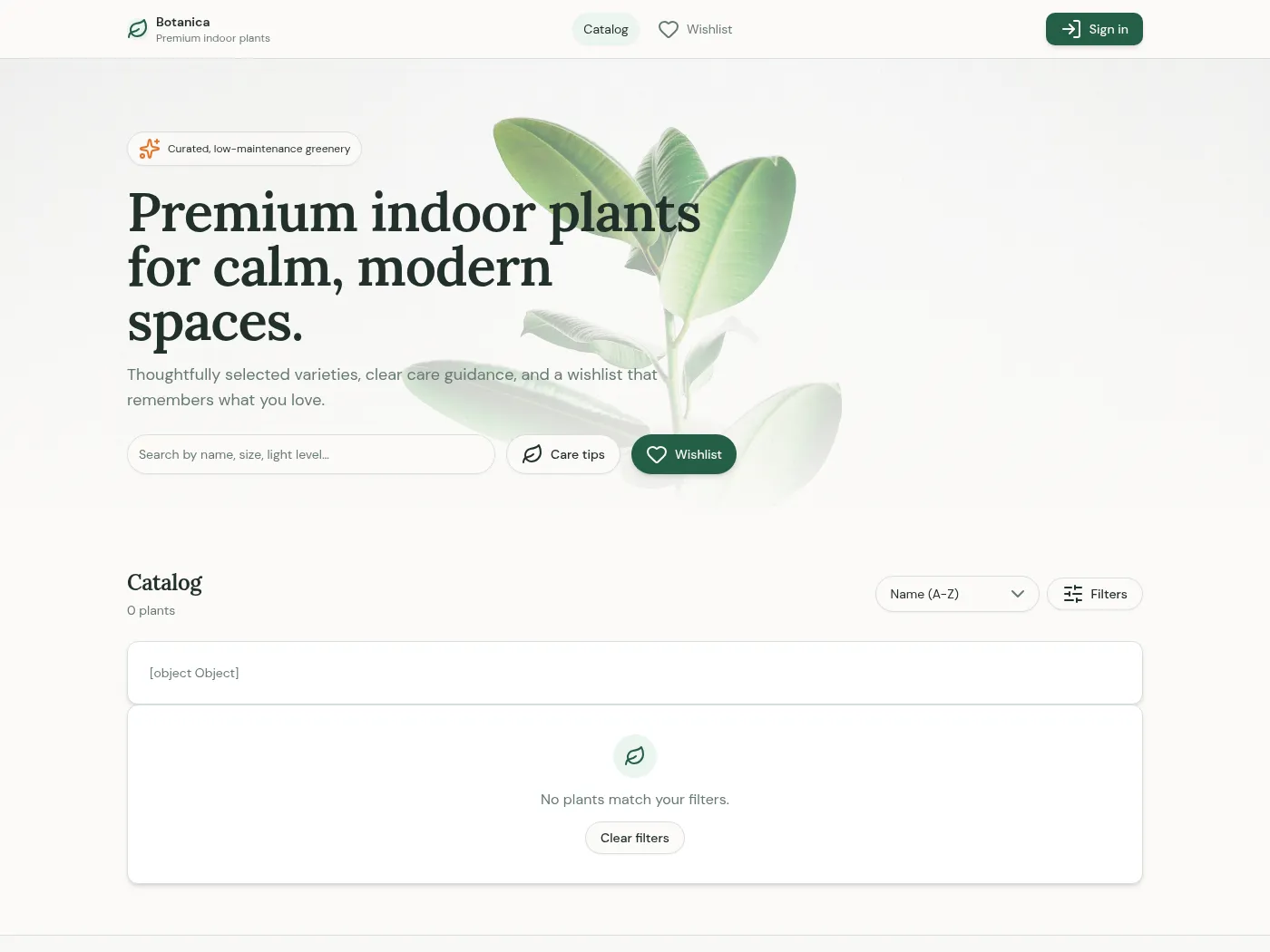 Botanica Premium Indoor Plant Shop (Remix)