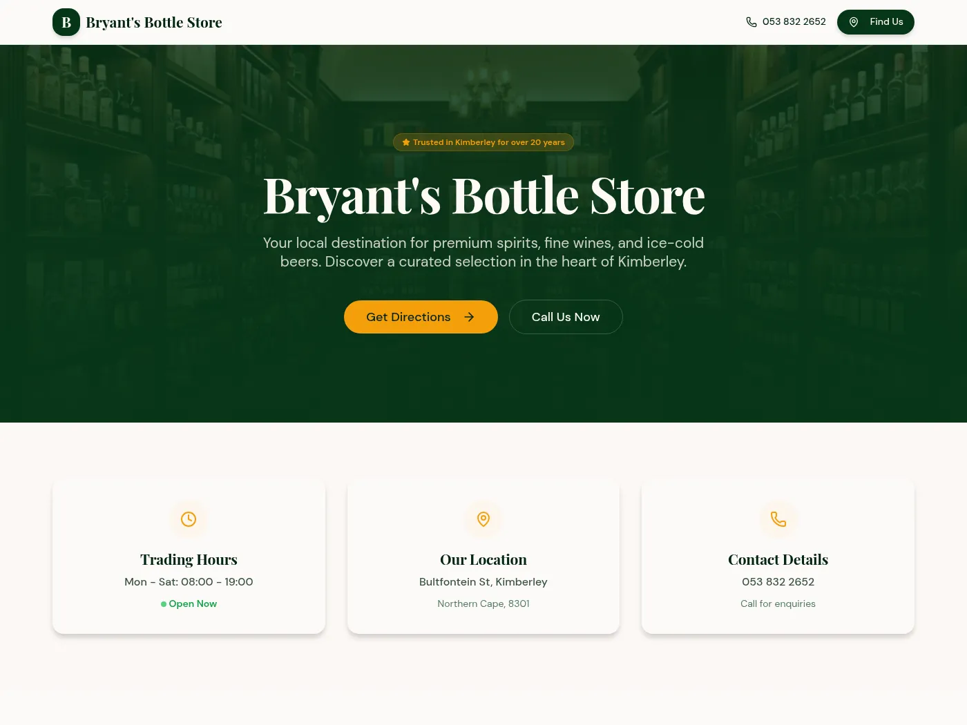 Bryant's Bottle Store Site