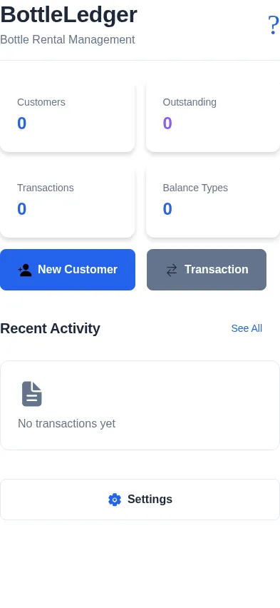 BottleLedger Mobile