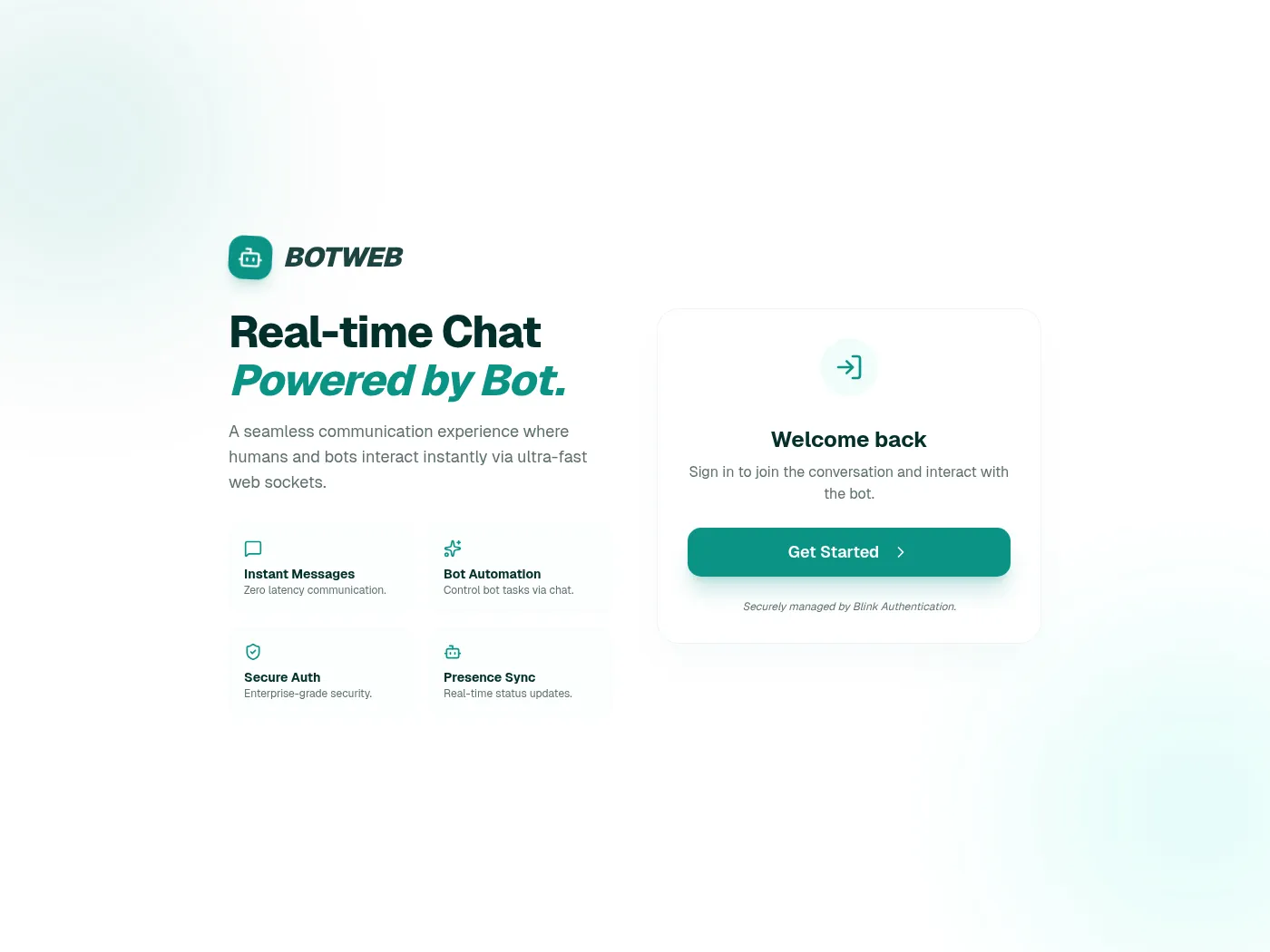 BotWeb Realtime Chat