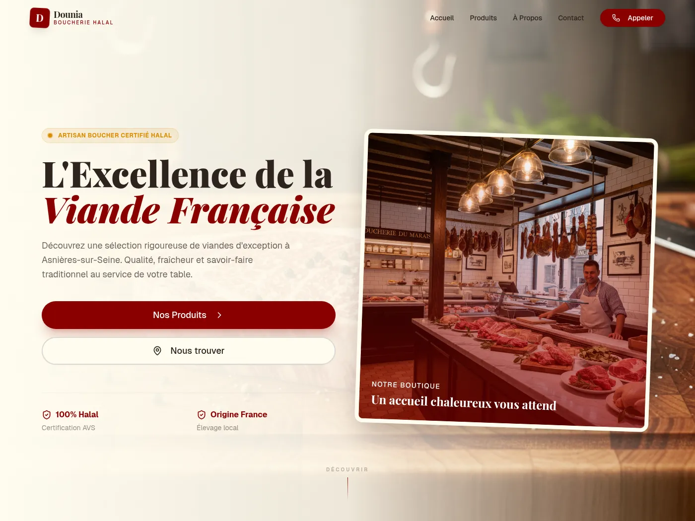 Boucherie Web Showcase
