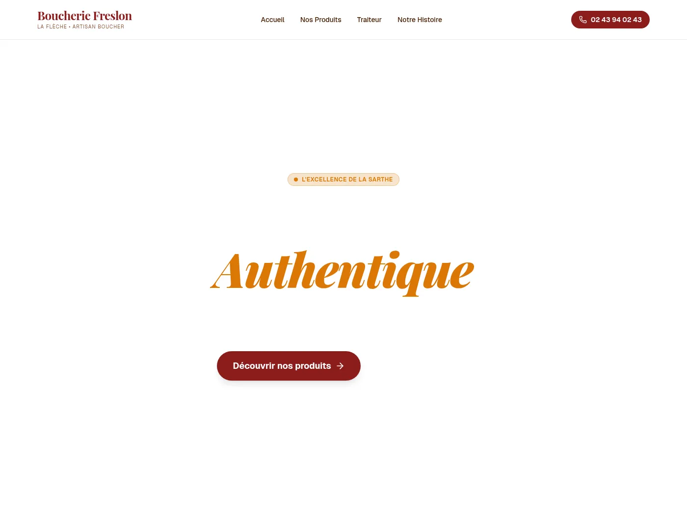 Boucherie Traiteur Site