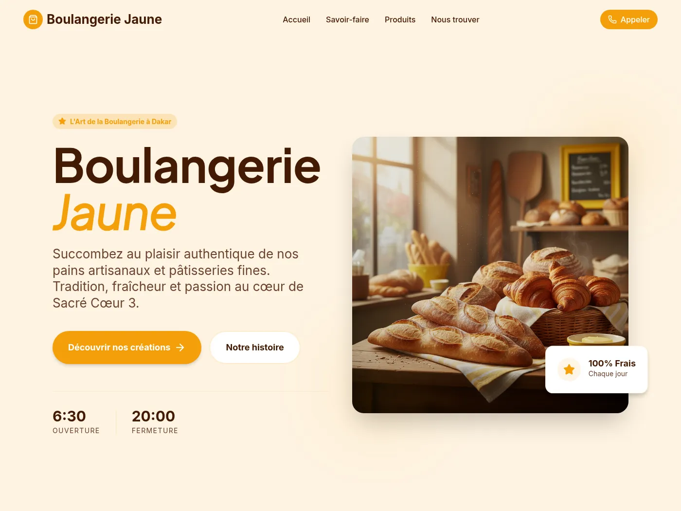 Boulangerie Jaune Showcase